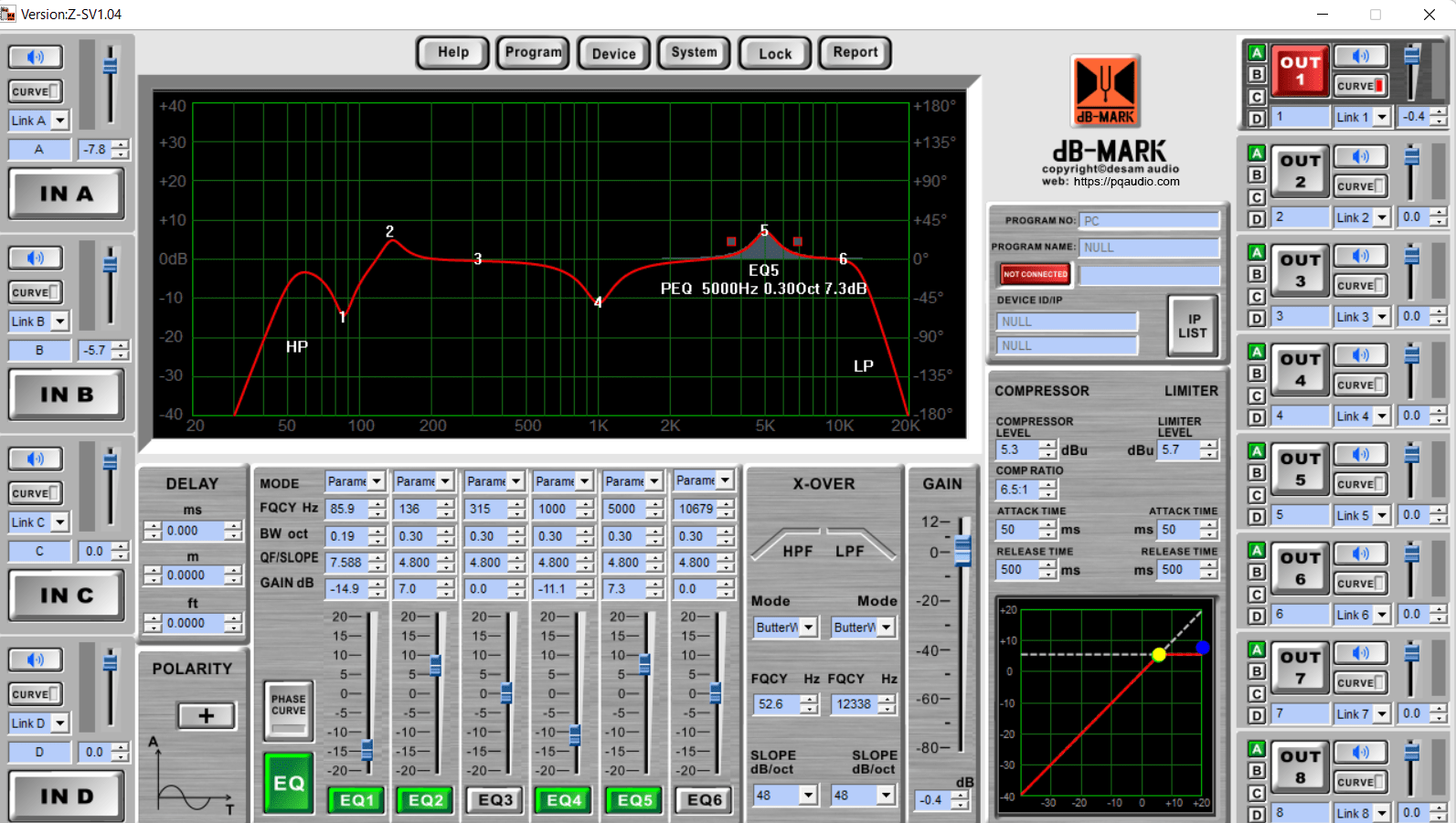 Controller dB Mark XCA 408 Plus – Âm thanh chuyên nghiệp cho mọi dự án